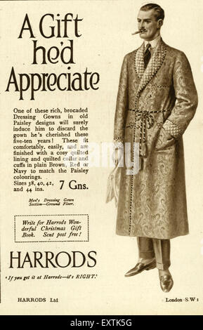 1920s UK Harrods Magazine Advert Stock Photo - Alamy