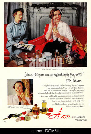 1950s USA Avon Magazine Advert Stock Photo - Alamy