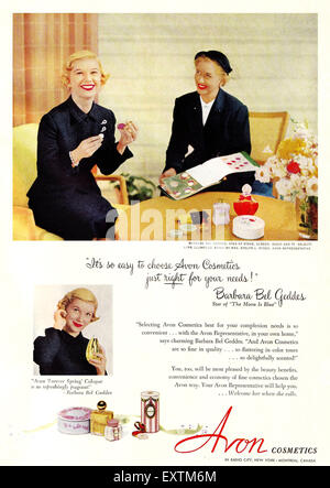 1950s USA Avon Magazine Advert Stock Photo - Alamy