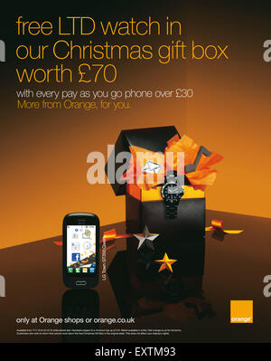 2010s UK Orange Magazine Advert Stock Photo - Alamy