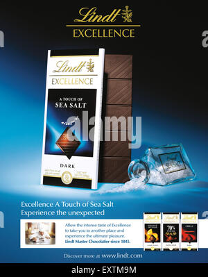 2010s UK Lindt Magazine Advert Stock Photo - Alamy