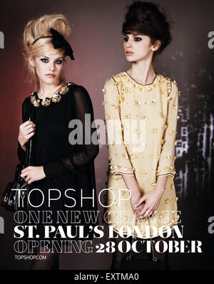 2010s UK Topshop Magazine Advert Stock Photo - Alamy
