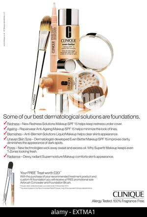 2010s UK Clinique Magazine Advert Stock Photo - Alamy