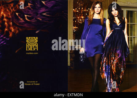 2010s UK Biba Magazine Advert Stock Photo - Alamy