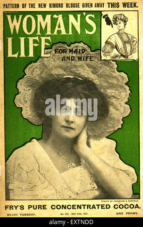 1900s UK Womans Life Magazine Cover Stock Photo - Alamy