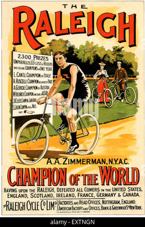 1900s UK Raleigh Magazine Advert Stock Photo - Alamy