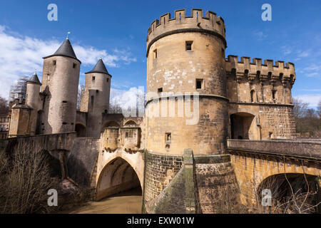 The Germans Gate from the 13th century in Metz, one of the last ...