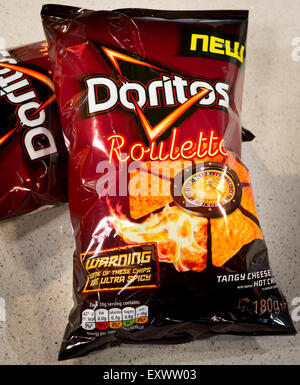 A packet of Doritos Roulette tortilla chips Stock Photo - Alamy