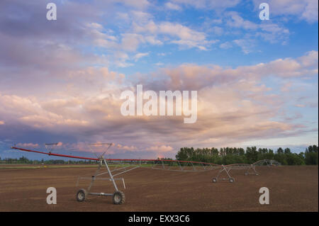 Irrigation equipment in a central Oregon field Stock Photo - Alamy