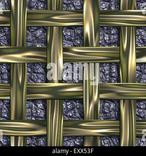 Seamless tileable gold iron decorative background pattern Stock Photo ...