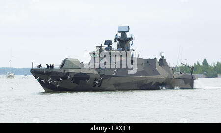The Finnish Navy Hamina-class fast-attack missile craft boat FNS Hanko ...