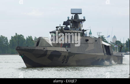 The Finnish Navy Hamina-class fast-attack missile craft boat FNS Hanko ...