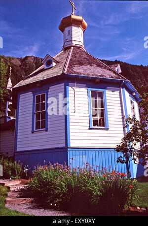 St.Nicolas Russian Orthodox Church,Juneau,Alaska Stock Photo - Alamy
