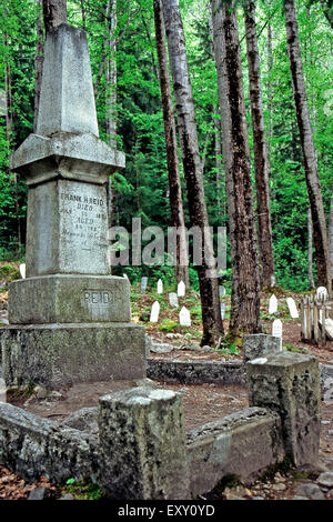 Alaska, Skagway, Gold Rush Cemetery Stock Photo - Alamy