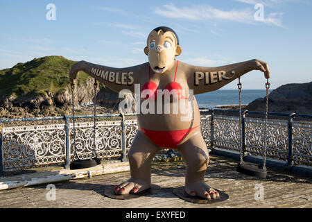 Mumbles Pier Wales UK Gower Lifeboat Station Stock Photo - Alamy