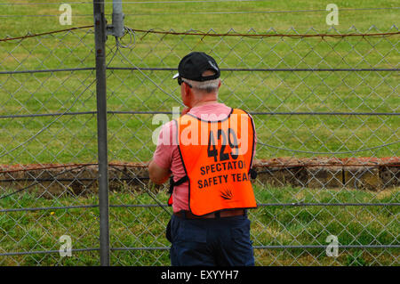 Silverstone safety marshall Stock Photo - Alamy
