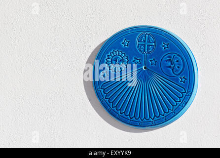 Ceramic Sun Dial Art On The Ground Stock Photo - Alamy