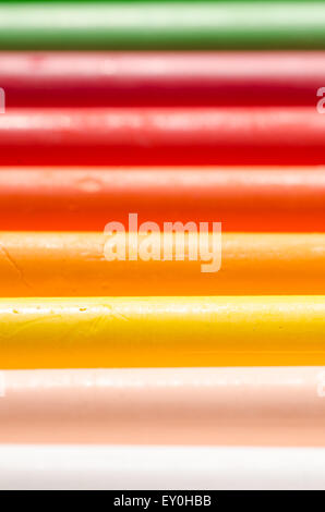 Close up of multicolored Oil pastels and crayons Stock Photo - Alamy