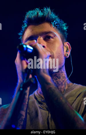 Fedez, one of the strongest names in the Italian rap, on stage ...