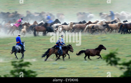 Abag, China's Inner Mongolia Autonomous Region. 20th July, 2015 ...