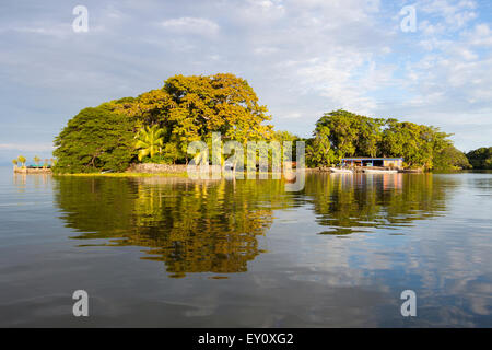 Inhabited Islet at the Islets of Granada, Nicaragua Stock Photo - Alamy