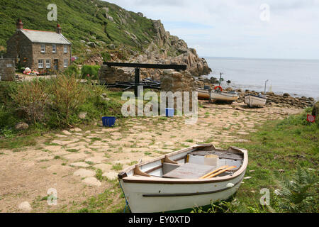 Penberth Cove near Treen Cornwall England UK Stock Photo - Alamy