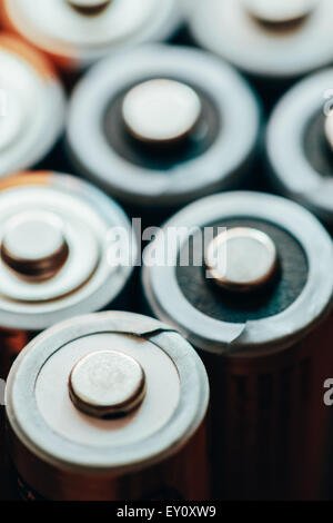 AA batteries background closeup view Stock Photo - Alamy