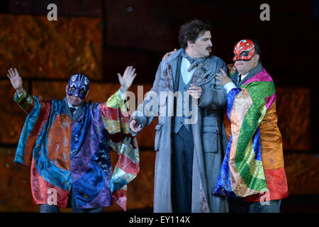 Riccardo Massi as Prince Calaf, Opera Turandot on the Floating Stage ...