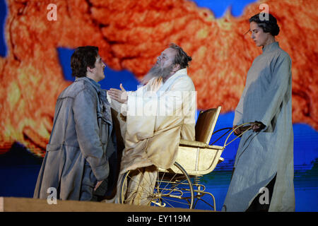 Riccardo Massi as Prince Calaf, Opera Turandot on the Floating Stage ...