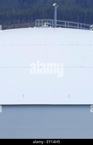 Fortis BC's Mt. Hayes LNG storage facility, near Ladysmith, Vancouver ...