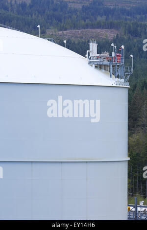 Fortis BC's Mt. Hayes LNG storage facility, near Ladysmith, Vancouver ...