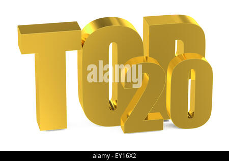 Numeral 20, twenty, isolated on white background, 3d render Stock Photo ...