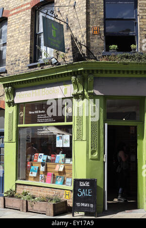 Herne Hill, South London SE24 7th August 2013: A burst water main ...