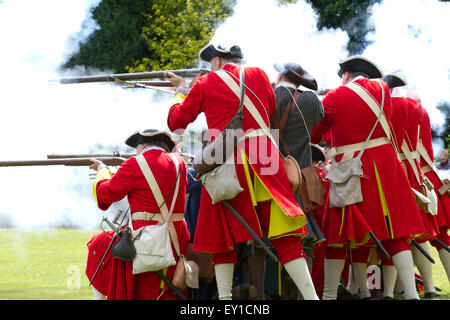 redcoat Jacobite rebellion weapon weapons gun guns firing tricorn Stock ...