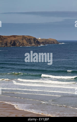 Strathy Point Lighthouse, Scotland Stock Photo - Alamy