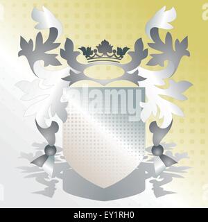 vector crest element with raster Stock Vector Image & Art - Alamy