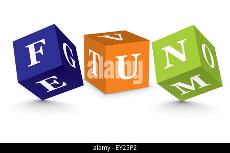 FUN written with alphabet blocks - vector illustration Stock Vector ...