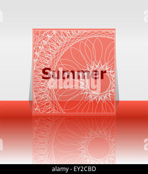 summer poster. summer background. Effects poster, frame. Happy holidays ...