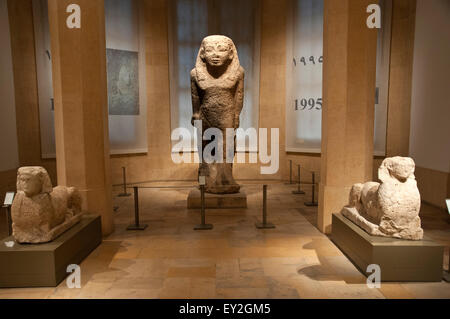 Colossus, carved out of limestone, Byblos. Beirut National Museum ...