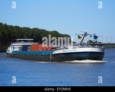 Delftrans, a container ship and oil tanker, operates along the ...