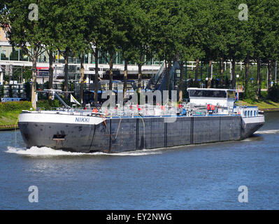 The Nikki, an oil tanker with ENI 02333477, operates on the Amsterdam ...