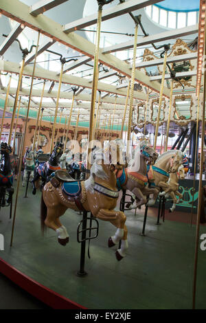 Looff Carousel, Santa Cruz Boardwalk, Santa Cruz, California, United ...