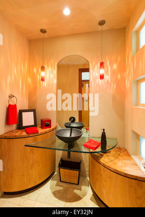 Beautiful interior of bathroom Stock Photo - Alamy