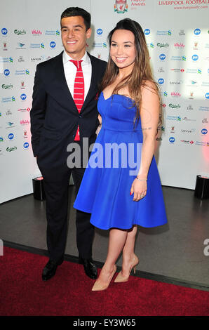 Liverpool players and there wives attend the annual players awards at ...