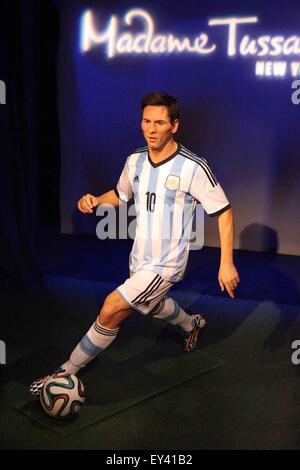 Lionel Messi's wax figure unveiling at Madame Tussauds Featuring ...
