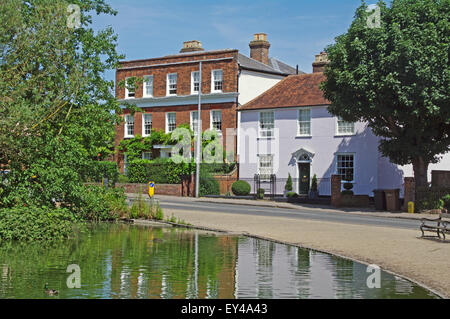 The village pond on Writtle green Stock Photo - Alamy