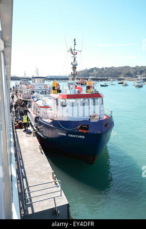 Sark Venture island vist boat Stock Photo - Alamy