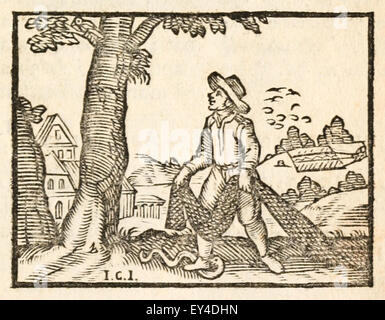 'The Countryman and the Snake' fable by Aesop (circa 600BC). A farmer ...