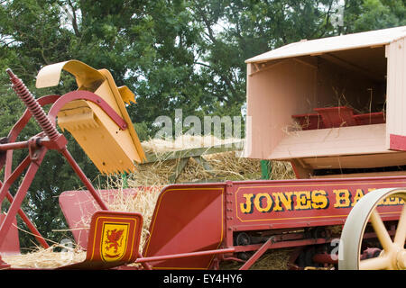 Jones Baler, Baler demonstration at a show ground Stock Photo - Alamy