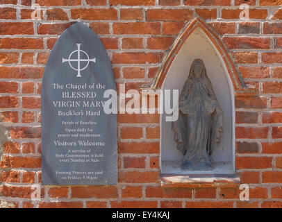 Chaple of the Blessed Virgin Mary, Buckler's Hard village in the New ...